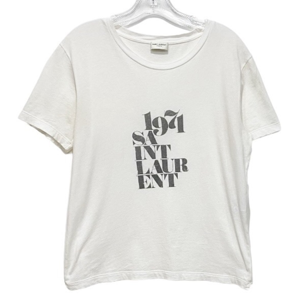 Saint Laurent Logo 1971 Tee Authenticated - Gem